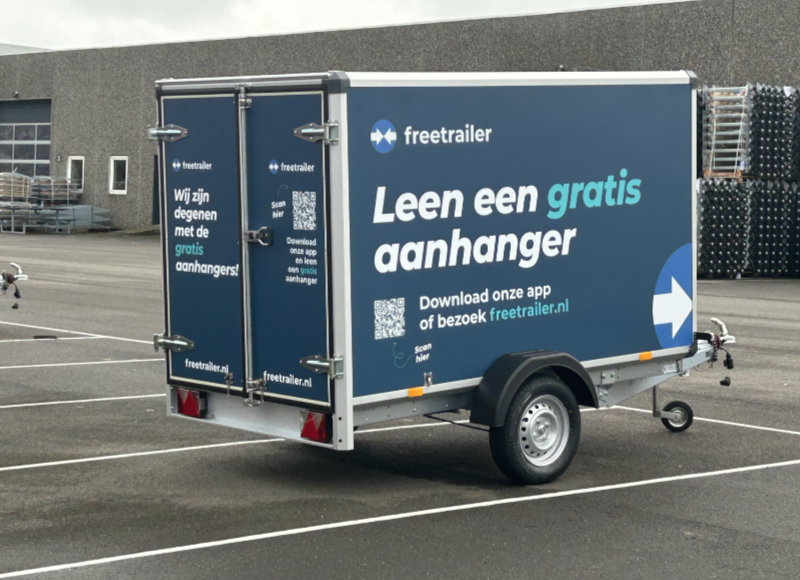 Gratis een aanhanger huren | Eenvoudig en snel | Boek nu